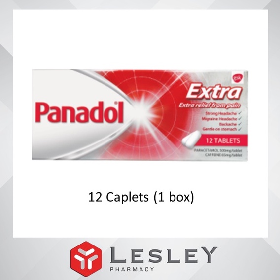 Panadol Extra Caplets 1 box - 12s | Shopee Malaysia