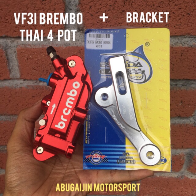 SYM VF3I BREMBO 4 Pot Caliper & Bracket | Shopee Malaysia