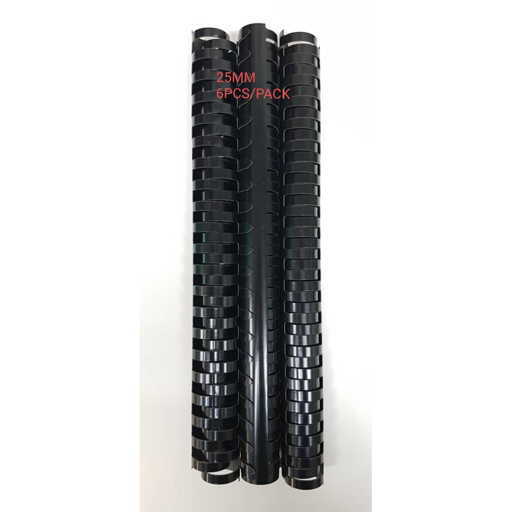 Black Binding Comb 25mm - (6pcs/pack) | Shopee Malaysia