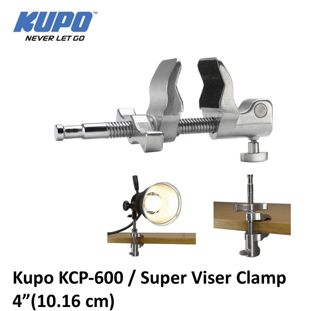 Kupo KCP-600 SUPER VISER CLAMP 4”(10.16 CM) | Shopee Malaysia