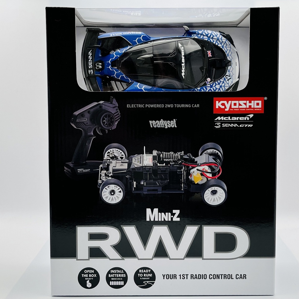 Kyosho MINI-Z Ready Set RWD McLaren Senna GTR Blue 32340BL | Shopee ...
