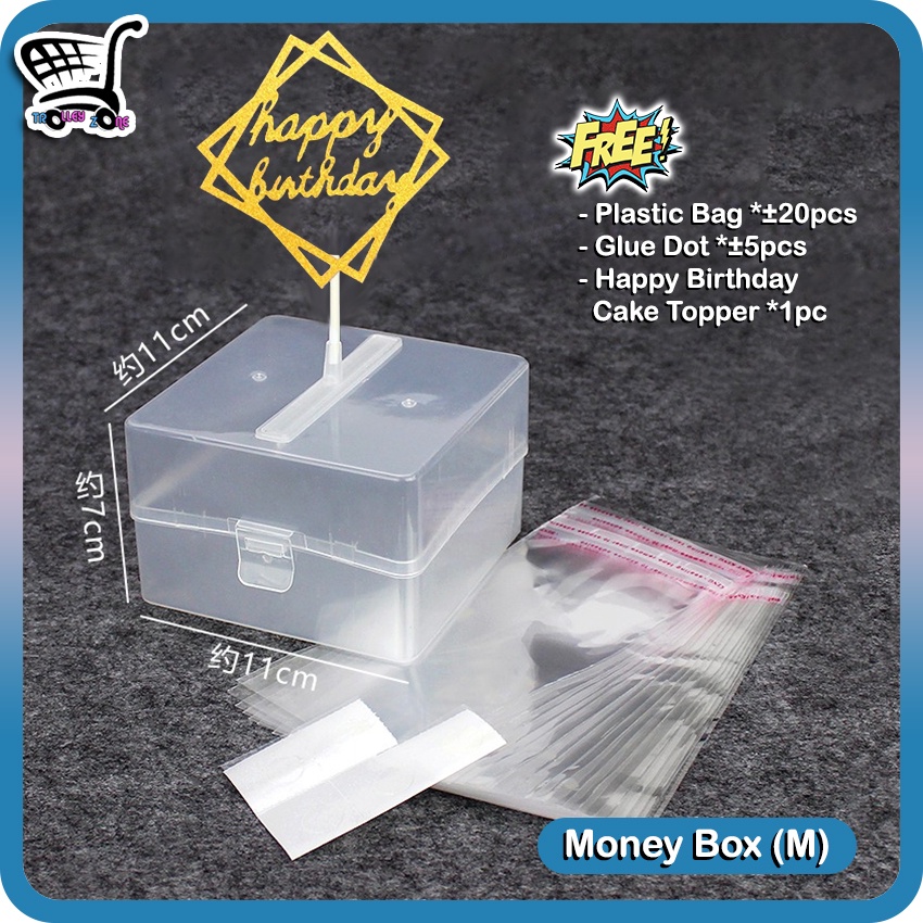 Kotak Duit Tarik Money Box Plastik Duit Tarik Bekas Plastic Duit ...