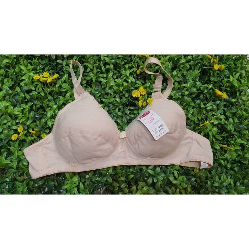 Baju Dalam span Nipis Orang tua/2828 Young Girl's Cotton Soft Bra/Non ...