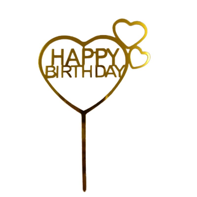 HAPPY BIRTHDAY ACRYLIC CONGRATULATORY SIGN/Tanda tahniah akrilik/摆件插牌 ...