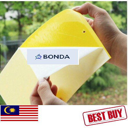 1pcs Kertas Kuning Perangkap Serangga 20x25cm (2side gam) | Shopee Malaysia