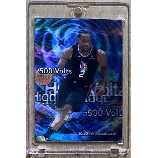 Kawhi Leonard 2019-20 High Voltage 500 Volts TITAN Lenticular Die-Cut ...
