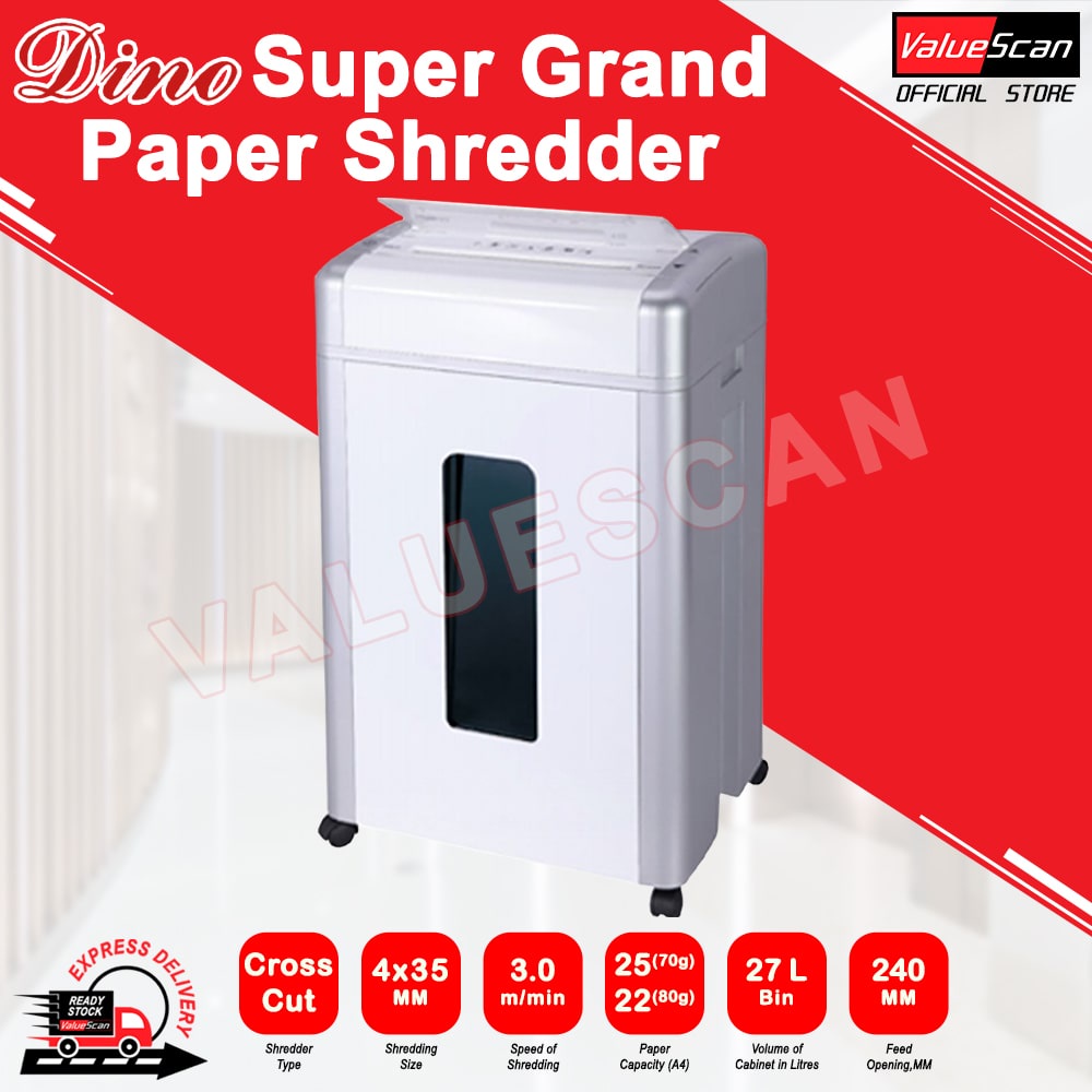 Dino Super Grand Paper Shredder Machine | Shopee Malaysia