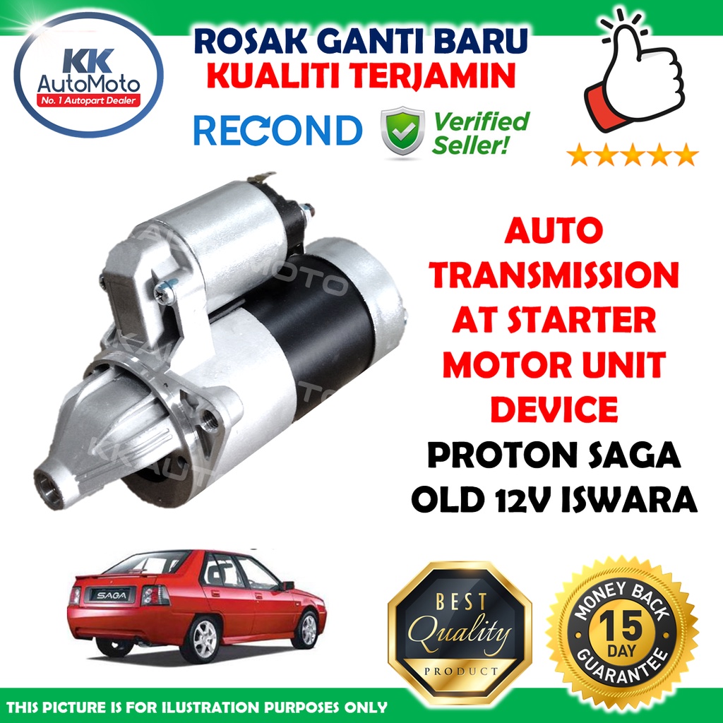 Proton Old Saga 12V Iswara Auto Premium Recond OEM 12V Starter Motor ...