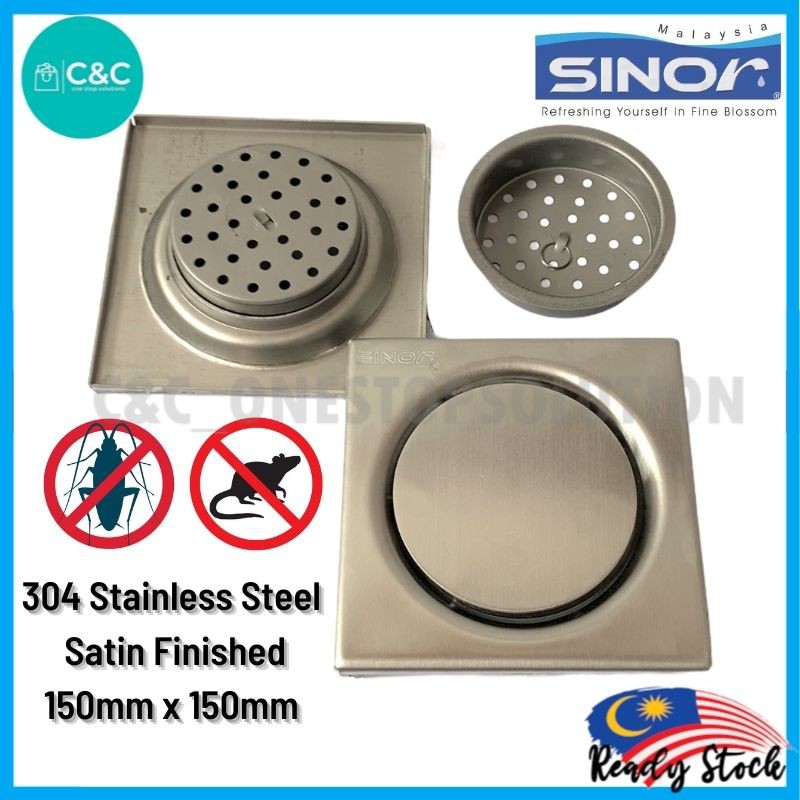 Heavy Duty Stainless Steel Floor Grating Anti Cockroach Floor Trap ...
