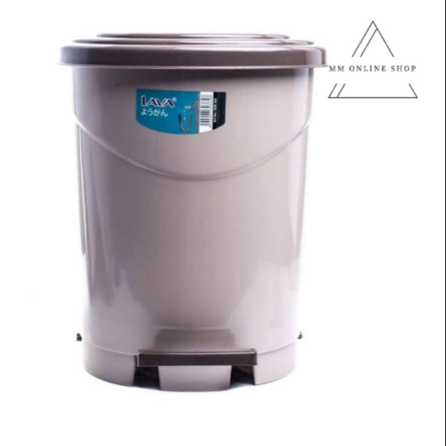 LAVA Step Dustbin With Inner Bin Round 10L Tong Sampah SDB365 | Shopee ...