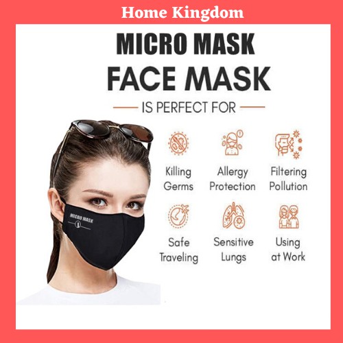 😷[READY STOCK] MADE IN MALAYSIA - Micro Mask Reusable Face Mask ...
