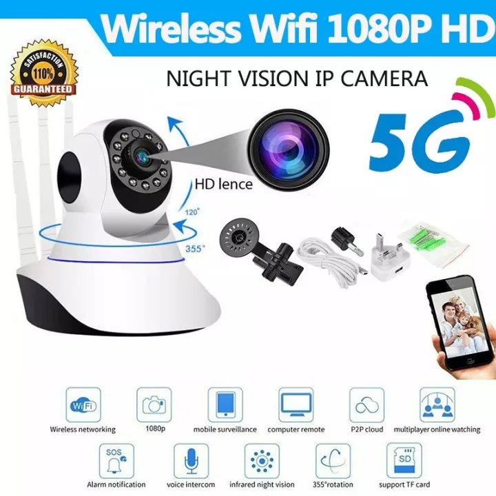 1080P Wireless Wifi CCTV Security Cameras JXLCAM Mini PTZ Camera 2MP ...