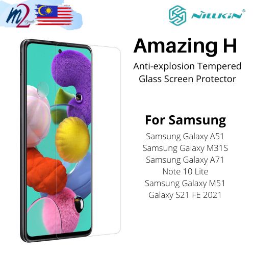 NILLKIN H Anti-Explosion Glass Screen Protector/Tempered Glass For Sam ...