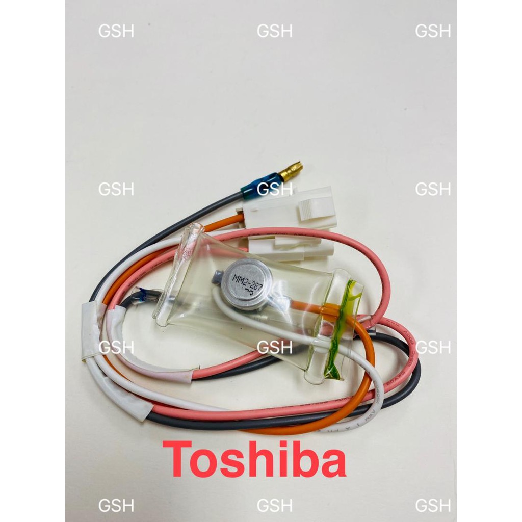 TOSHIBA DEFROST THERMOSTAT MM2-287 4 WIRE + FUSE(8116) | Shopee Malaysia