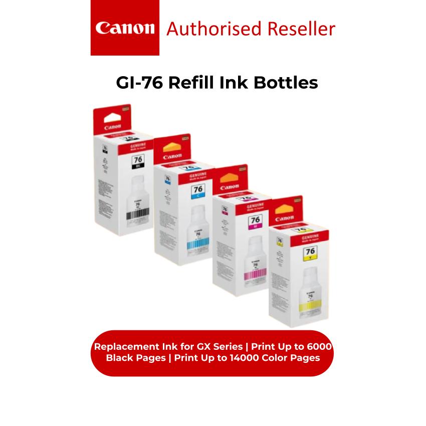 Canon GI-76 Refill Ink Bottles For Canon GX7070/GX6070 | Shopee Malaysia