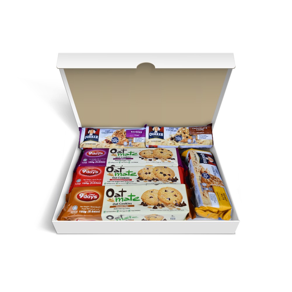 Christmas Oats Cookies Gift Box By IndulgenceCookies | Shopee Malaysia