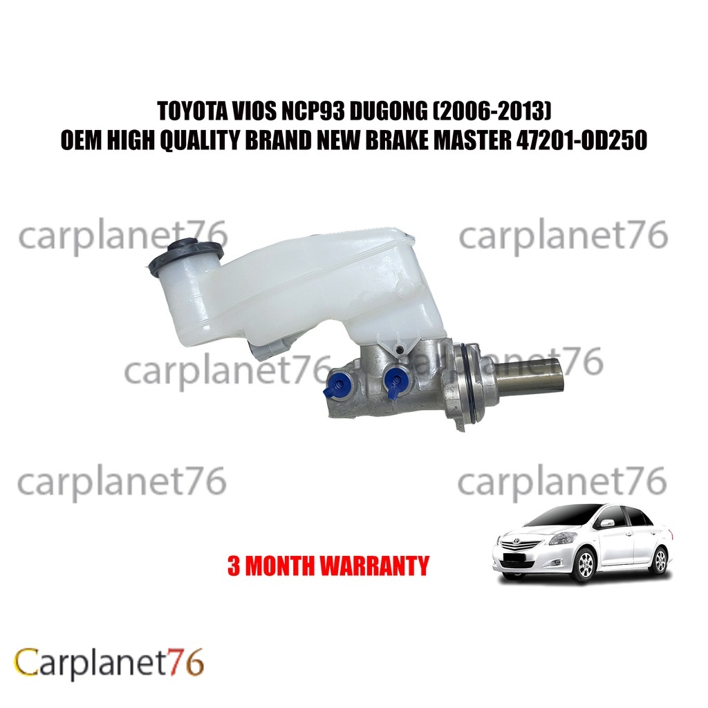 TOYOTA VIOS NCP93 DUGONG (2006-2013) BRAKE MASTER PUMP CYLINDER MADE BY ...