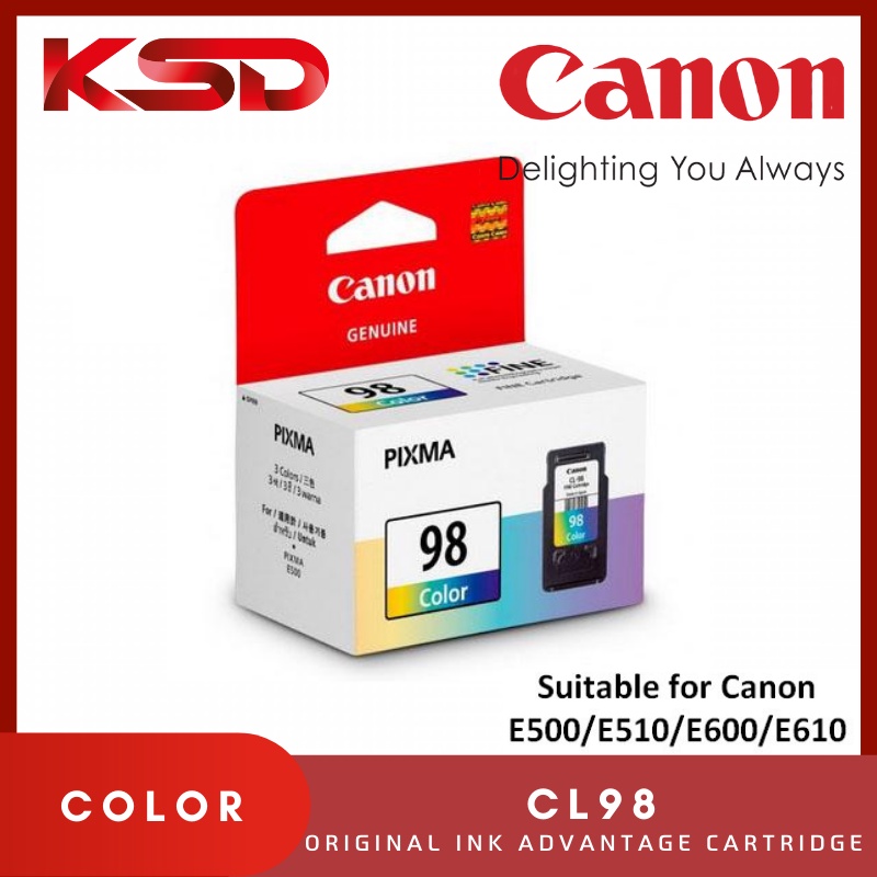 Canon CL-98/CL98 color Ink Cartridge (For Canon Pixma E500 , E510 , E600 , E610 Printers ...