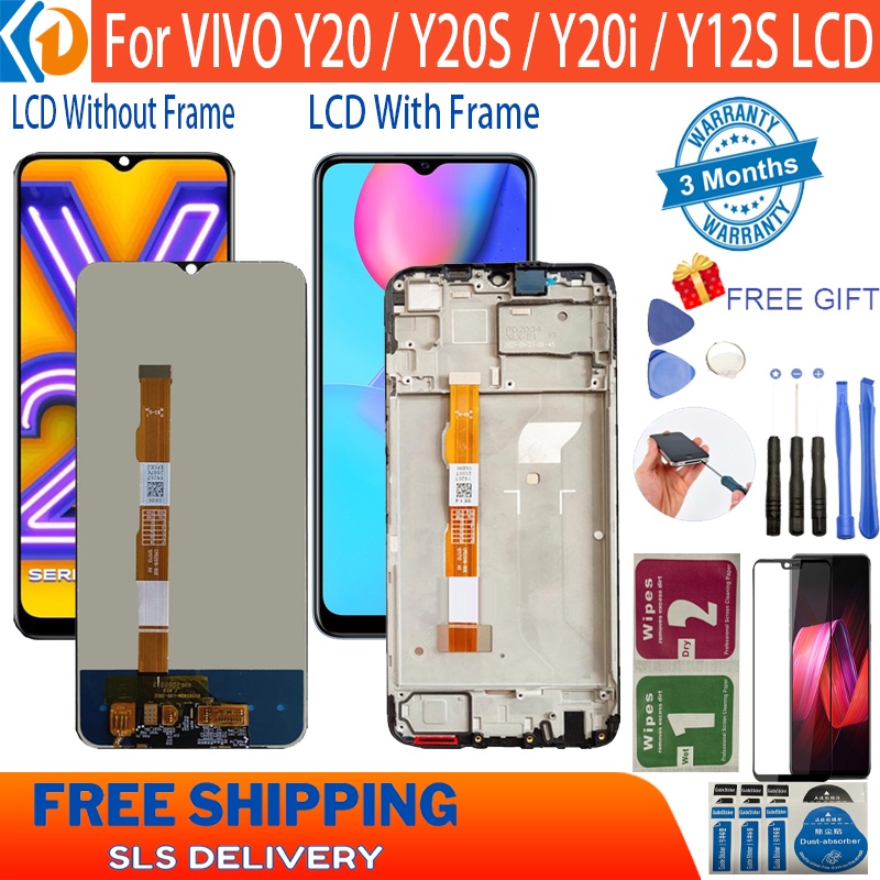 For VIVO Y20 V2043 Y20S Y20i Y12S Y12A LCD Display Screen With Frame ...