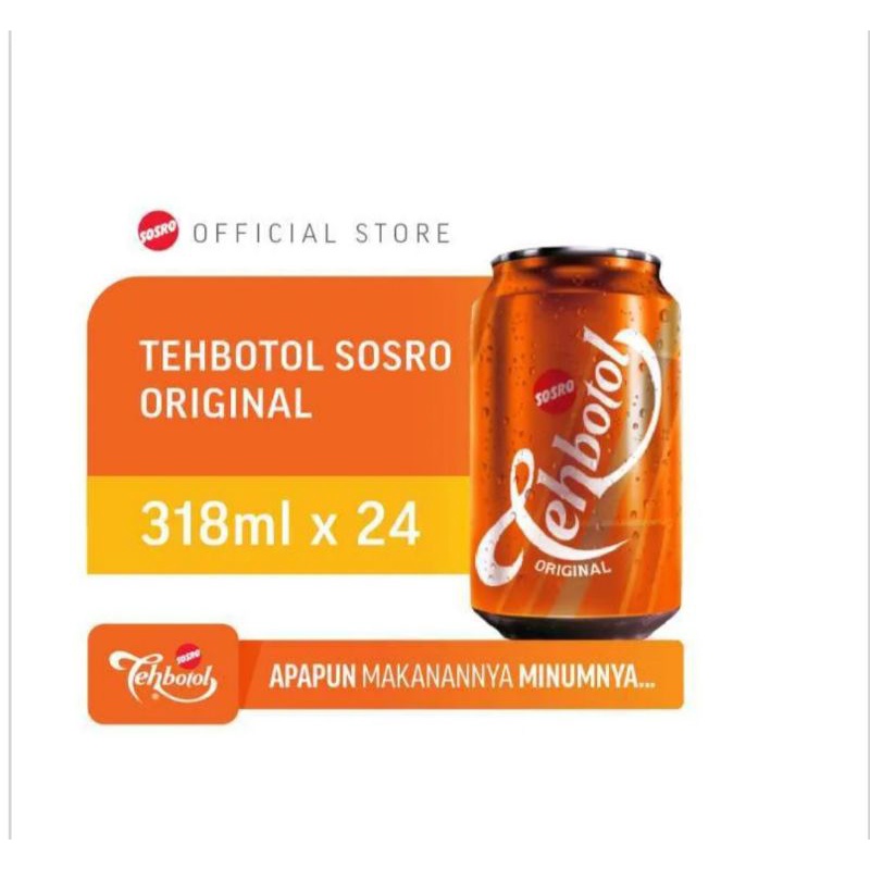 TEH BOTOL SOSRO KEMASAN BARU TIN | Shopee Malaysia