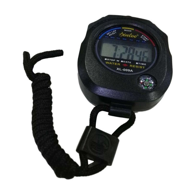 Stopwatch Jam Kira Masa Chronograph LCD Digital Professional Handheld ...