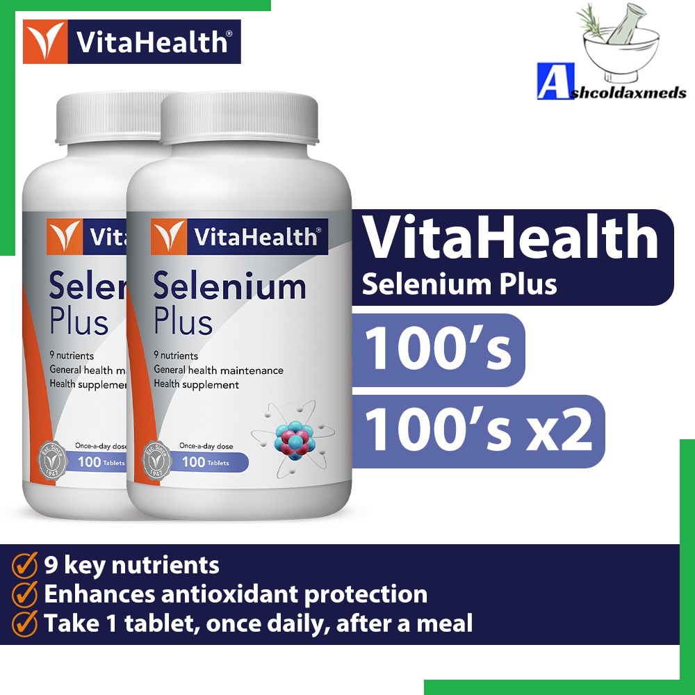 Vitahealth Selenium Plus 100's/100'sx2 EXP09/2026 | Shopee Malaysia