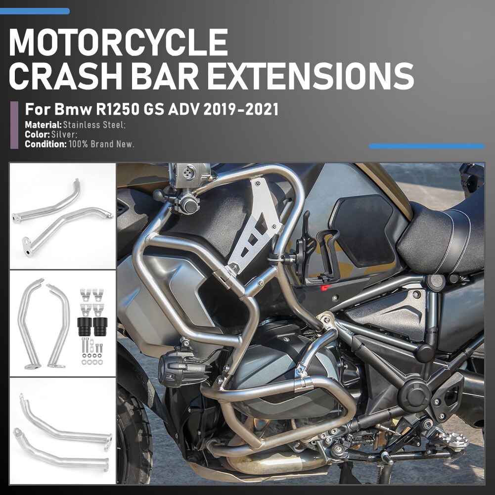 Ultrasupplier R1250GSA Crash Bar Extension Bumper Extender Engine Guard ...