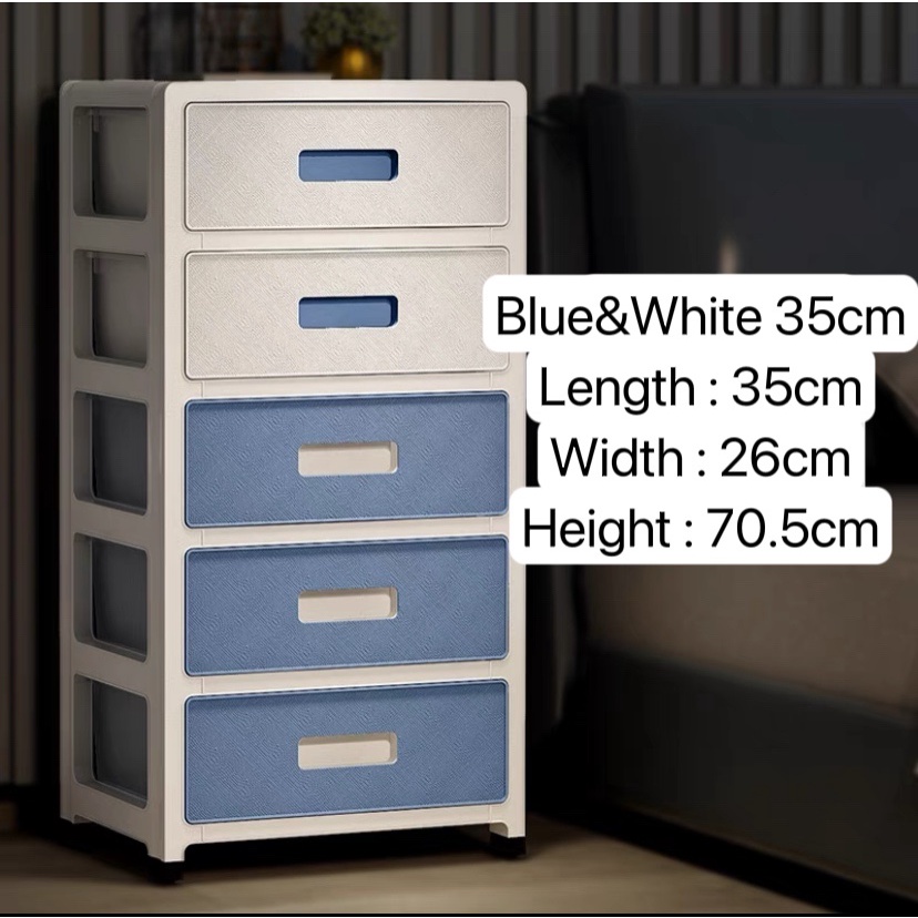 Drawer storage cabinet 35cm (Small) | Shopee Malaysia