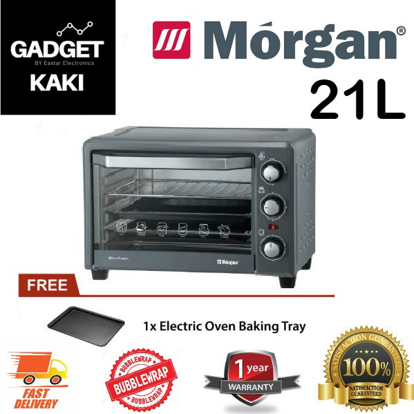 Morgan Oven 21L FREE EXTRA TRAY 1 YEAR WARRANTY MEO-GLAMO23B | Shopee ...
