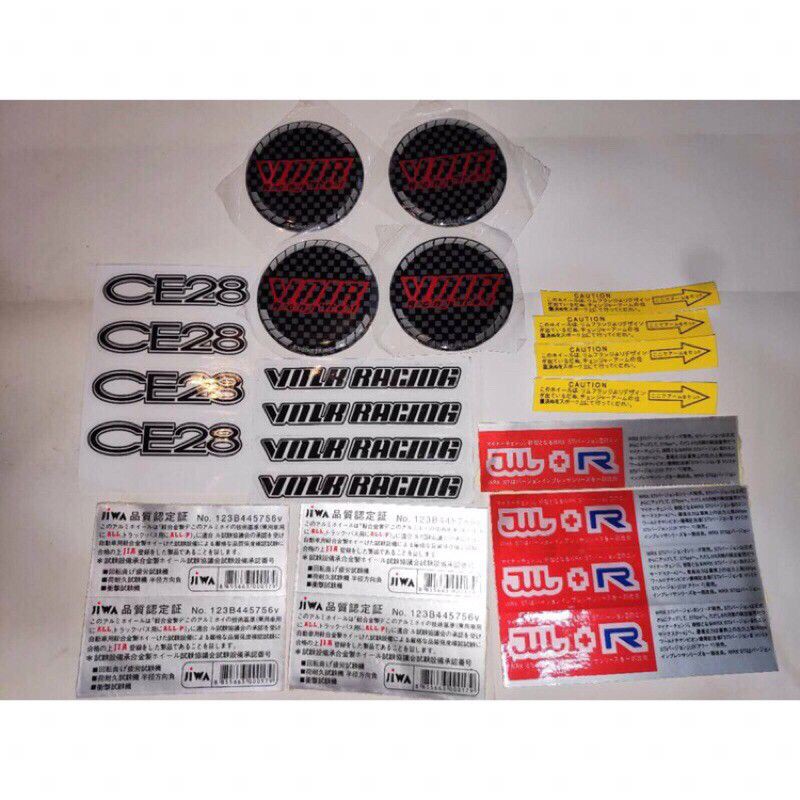 RIM STICKER RAYS VOLK RACING CE28 20pcs | Shopee Malaysia