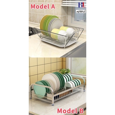 FREE SHIPPING ( READY STOCK) S/STEEL DISH RACK / DISH DRYER RACK FOR ...