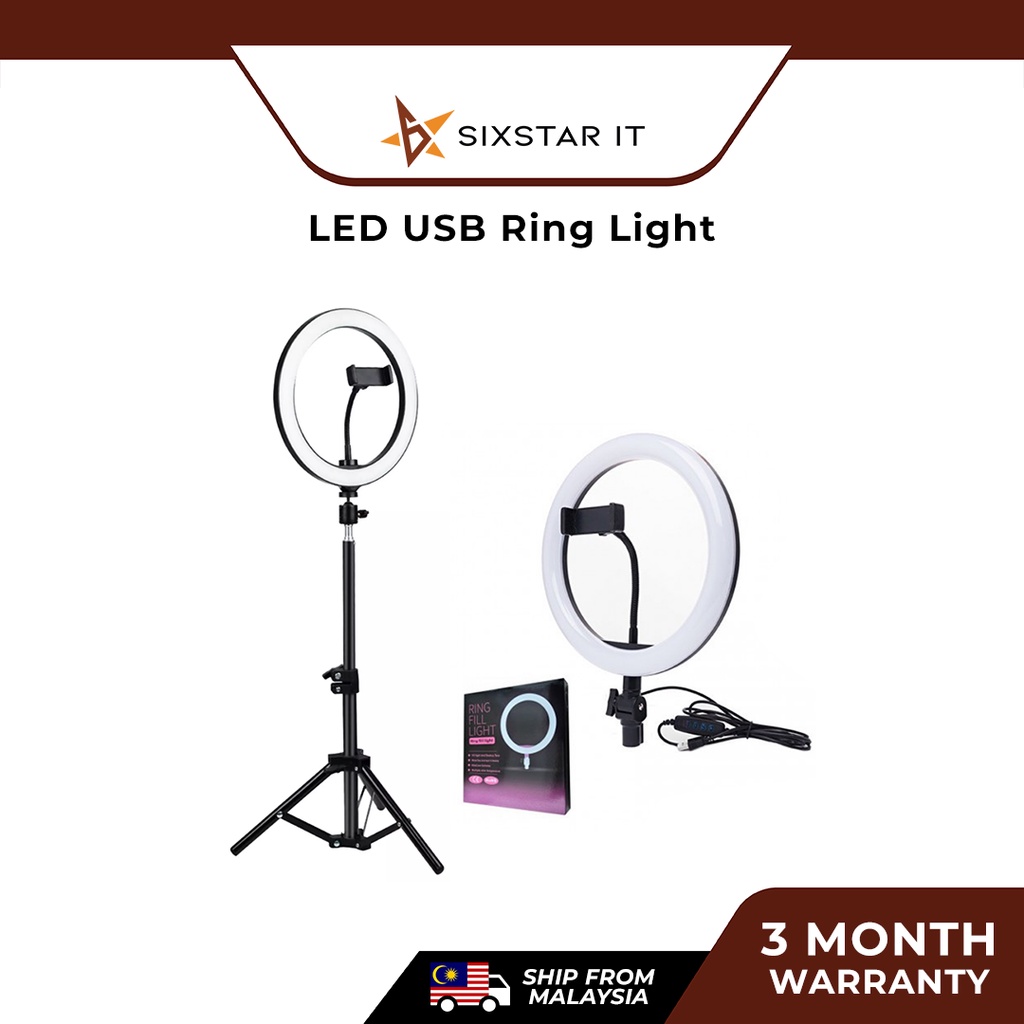 Camera LED Ring Light Portable LED Light Ring Light Besar with Stand ...