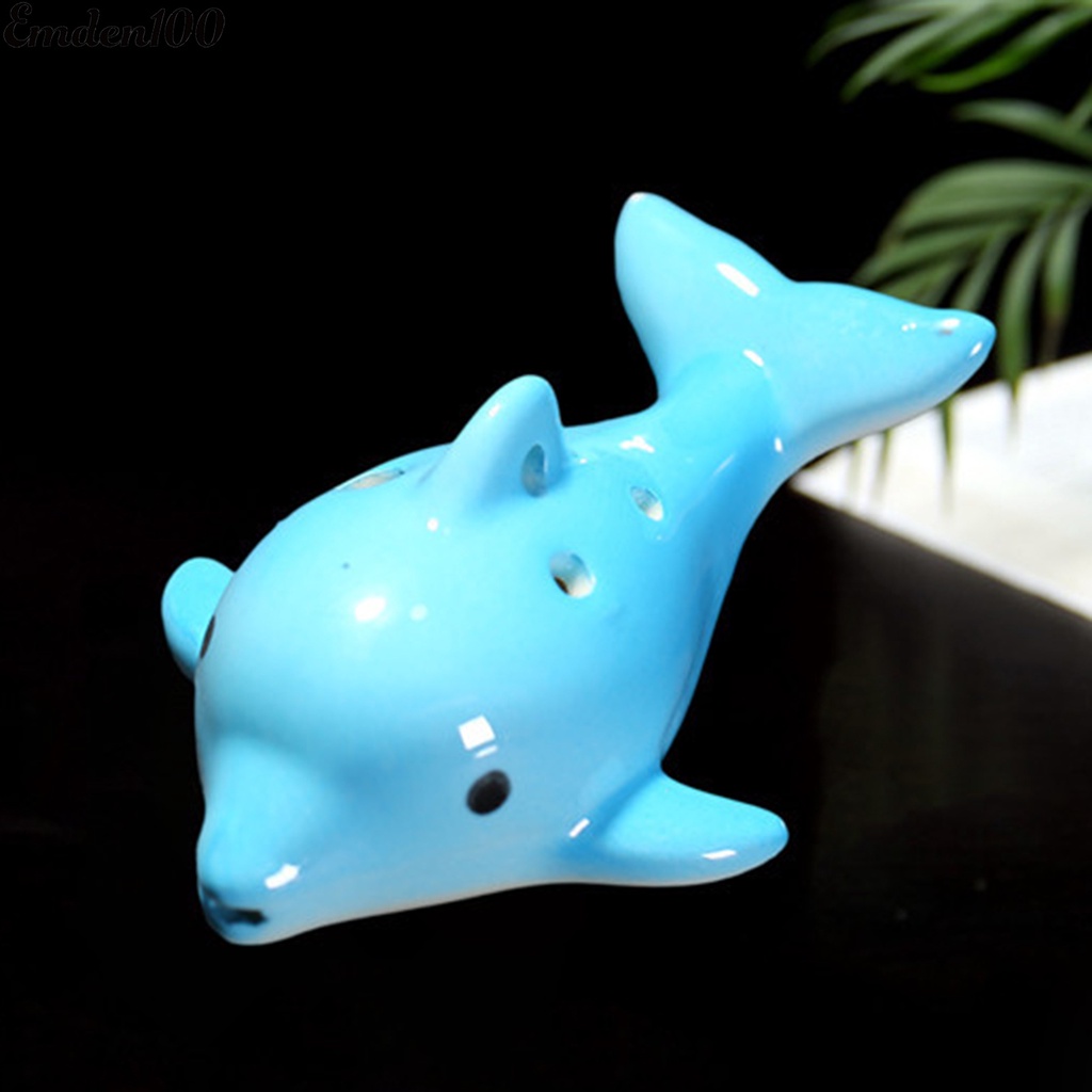 emden100 Mini Musical Ocarina Cartoon Dolphin Musical Instrument ...