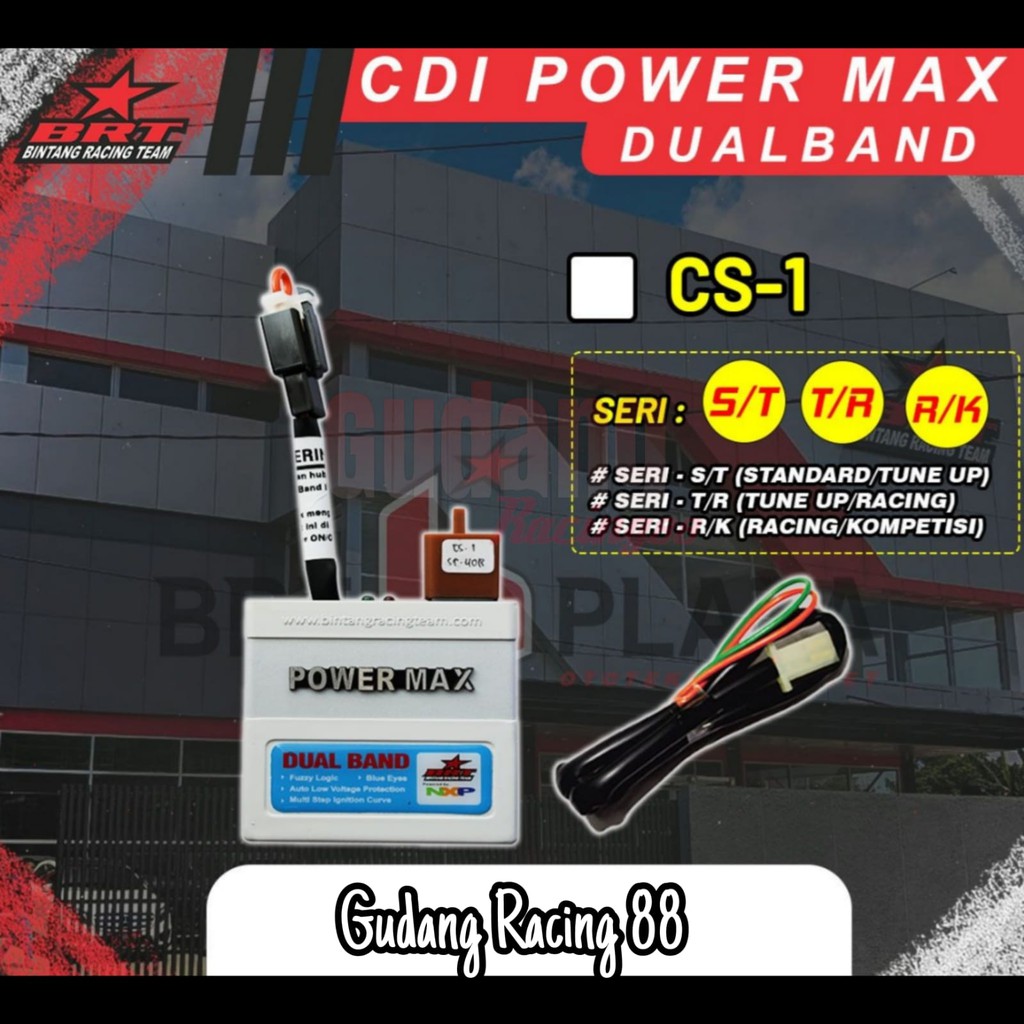 Cdi POWERMAX BRT HYPERBAND DUALBAND HONDA CS-1 ORIGINAL BRT | Shopee ...