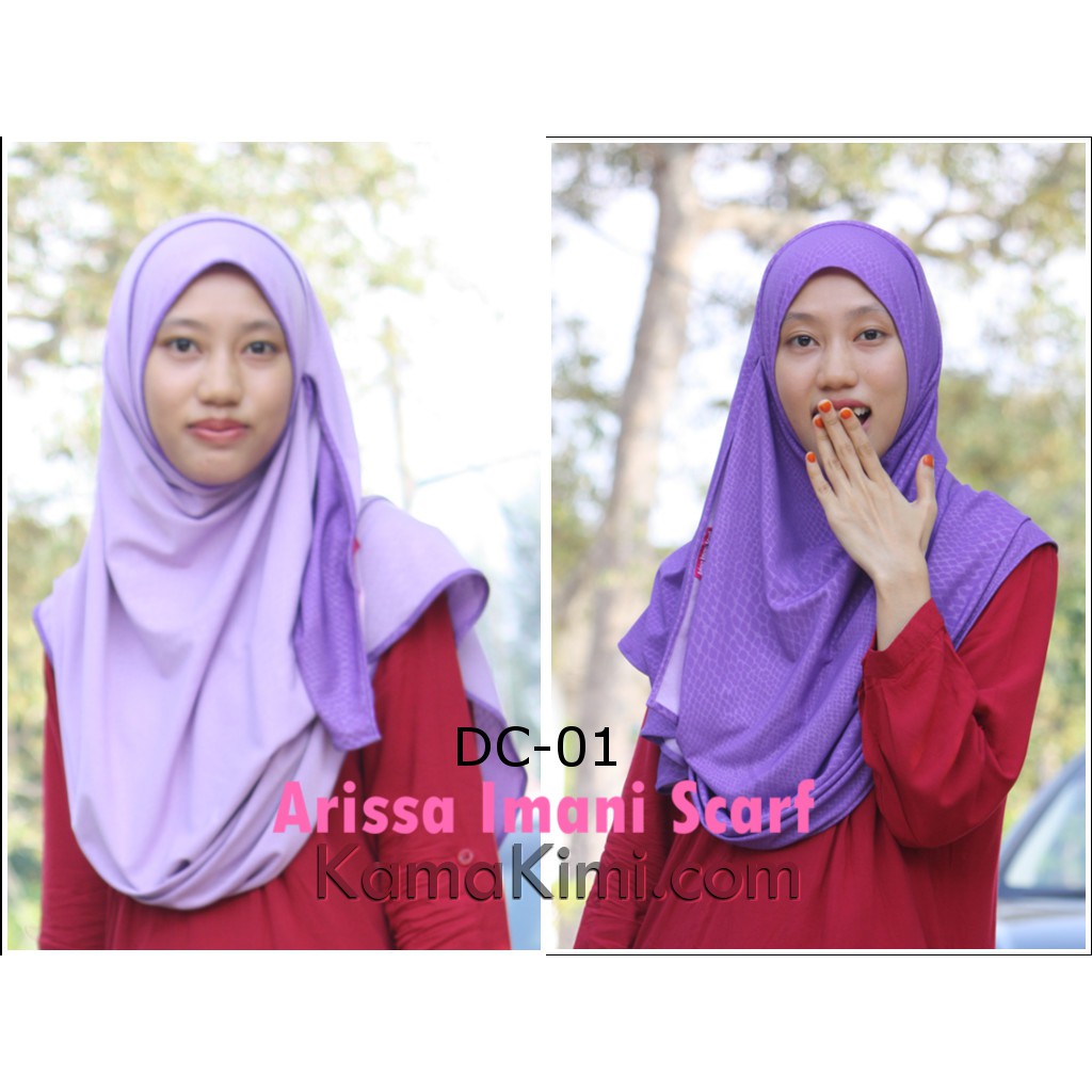 Shawl Instant Dua Muka Dua Warna | Shopee Malaysia