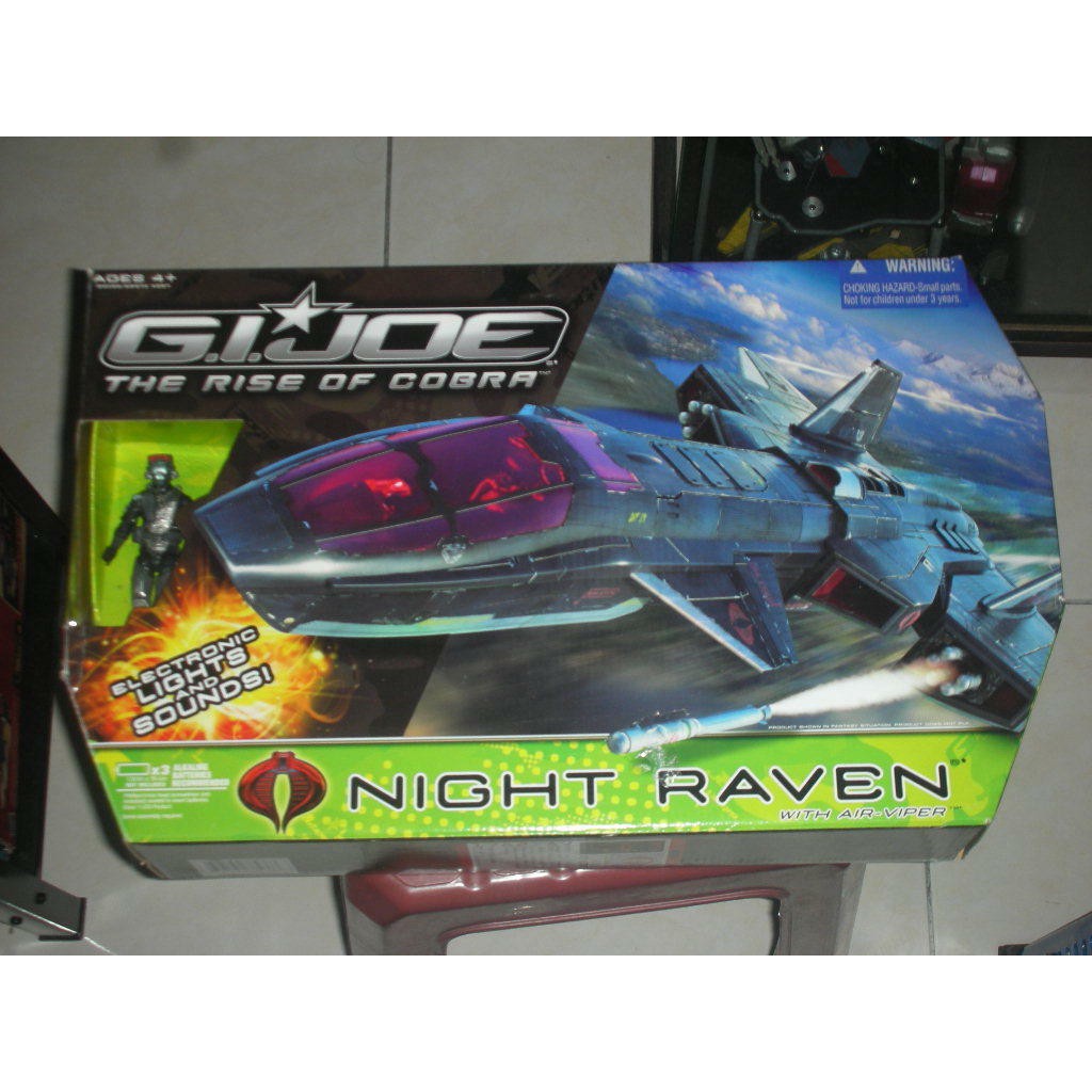 G.I Joe GI JOE Night Raven MIB (huge and heavy) | Shopee Malaysia