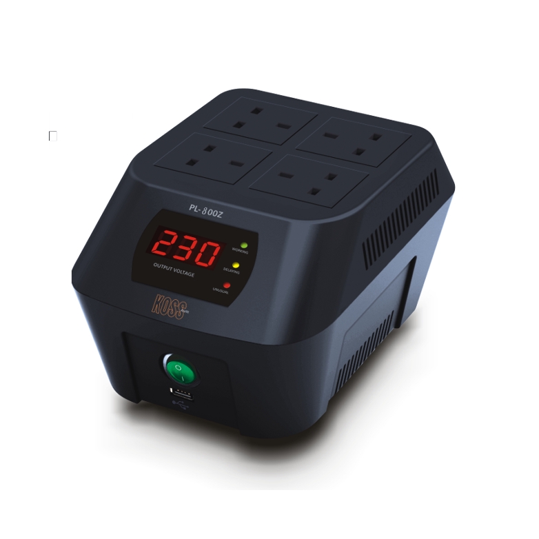 KOSS ACTIVA PL-800Z 800VA / PL-1000Z 1000VA AVR AUTOMATIC VOLTAGE ...