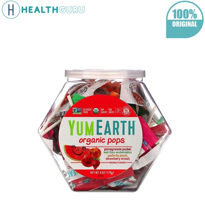 YumEarth Organic Assorted Lollipops Yum Earth Candy Lollipop Personal ...