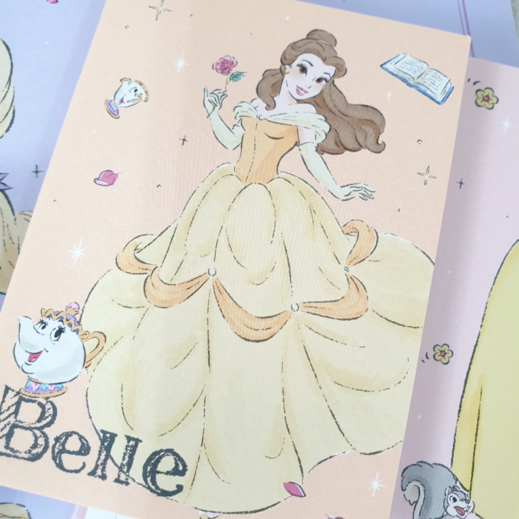 Disney Princess Pocket Notebook 5pcs Little Snow White The Mermaid ...