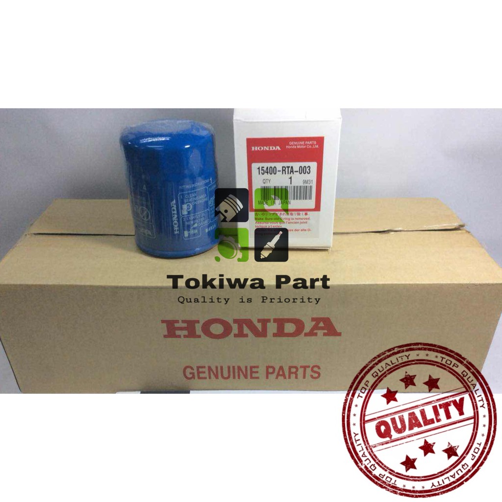 Original Honda Oil Filter 15400-RTA-003 ACCORD CITY CIVIC JAZZ HRV CRV ...