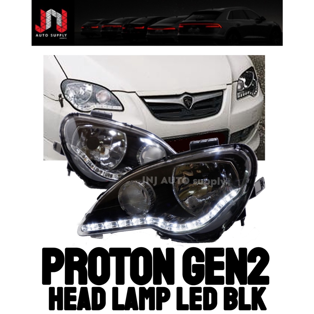 N3 PROTON GEN2 / PERSONA HEAD LAMP WITH LED STRIPE DAYLIGHT 1 SET 2 PCS ...