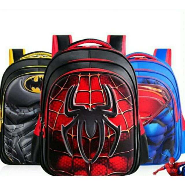 SUPERBORONG LARGE SIZE 42cm 3D Muscle Bag BIG SIZE School Bag Beg ...
