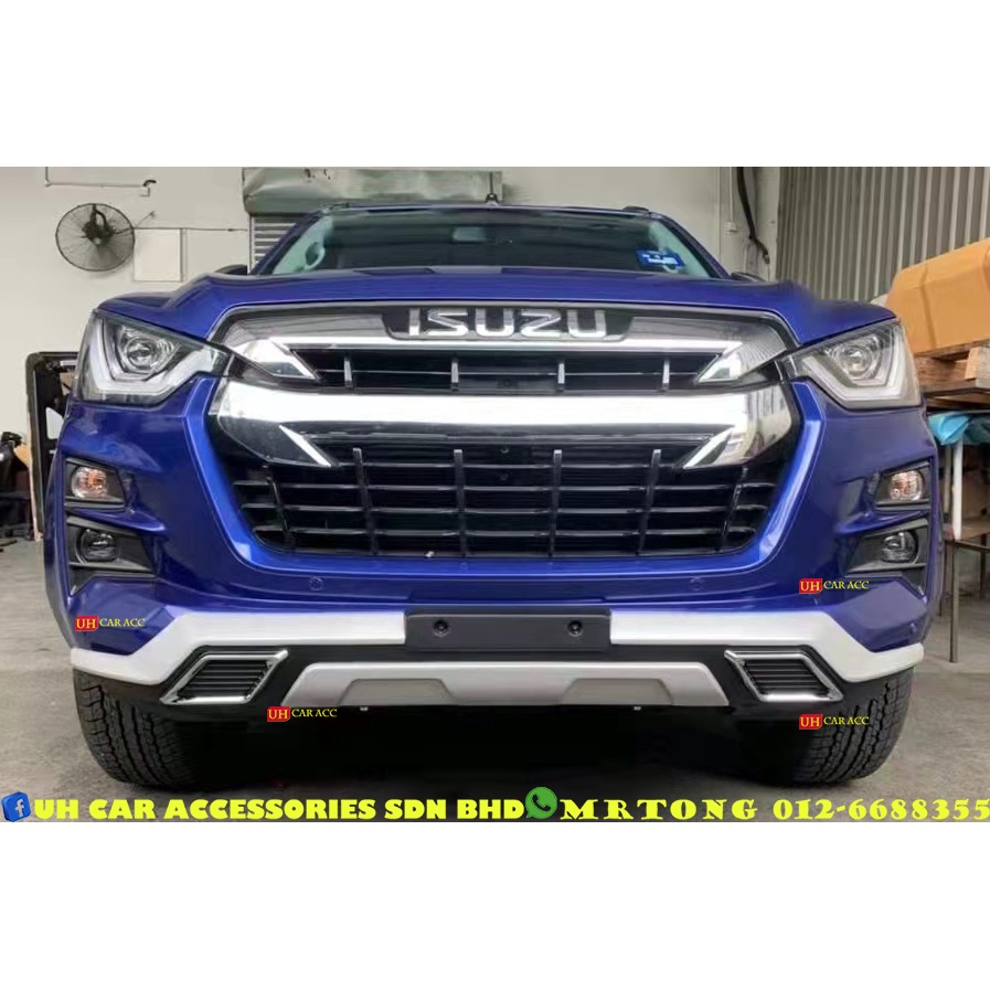 Isuzu Dmax D-max X-Terrain 2021 2022 Front Bumper Guard Protector Skirt ...