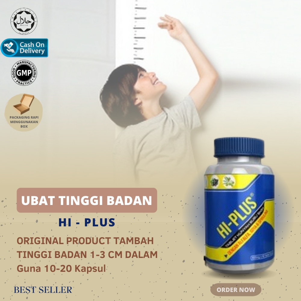 Ubat Tinggi Height supplement Tambah Ketinggian pertumbuhan badan ...