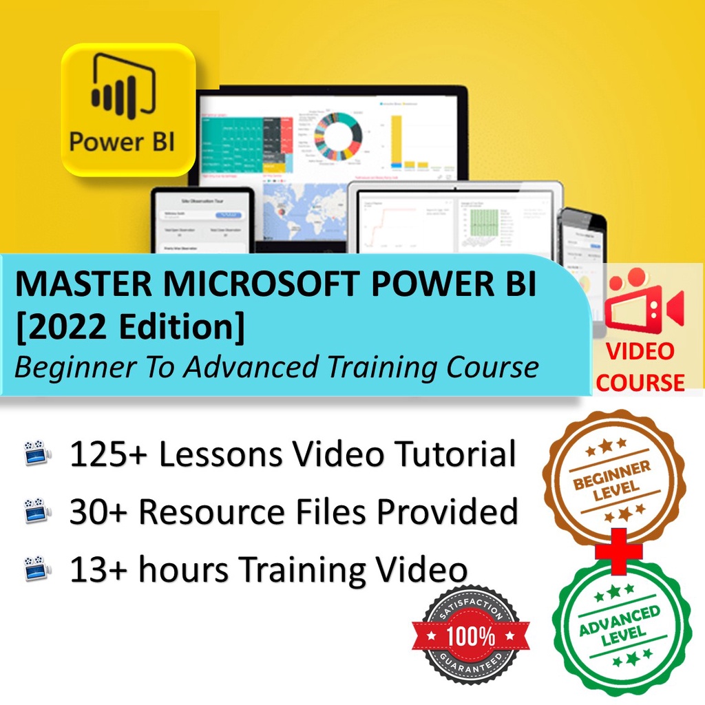 [Video Course] Master Microsoft Power BI [2022 Edition] Beginner To ...