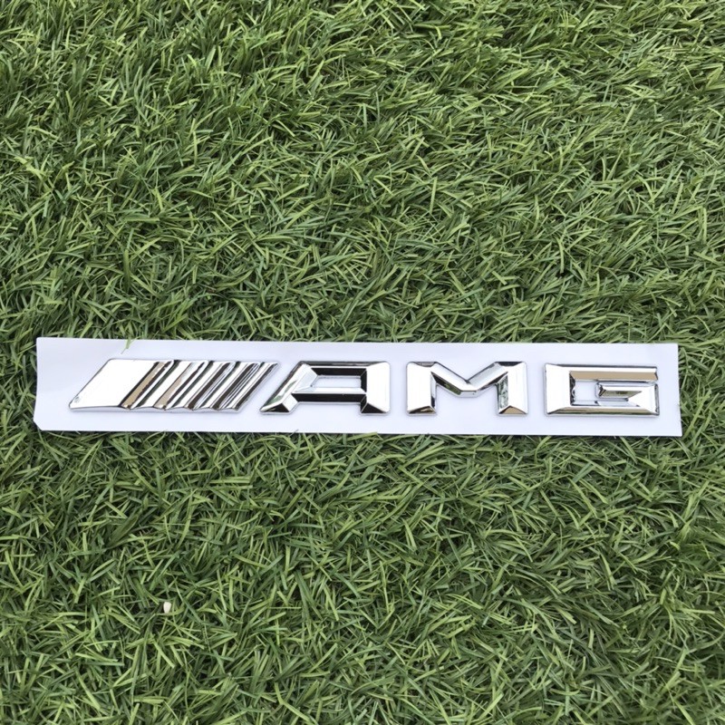 Mercedes Benz AMG Emblem AMG logo Chrome | Shopee Malaysia