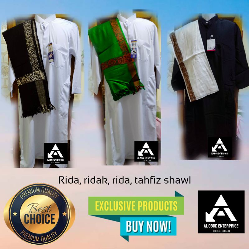 Rida, ridak, ridah, rida' (tahfiz shawl) | Shopee Malaysia