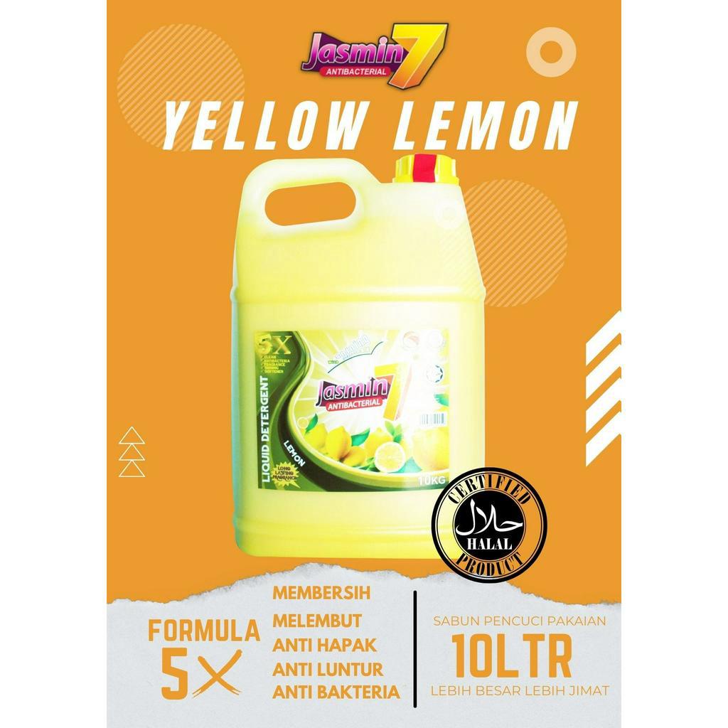 Jasmin7 Liquid Detergent / Laundry Detergent 10KG | Shopee Malaysia