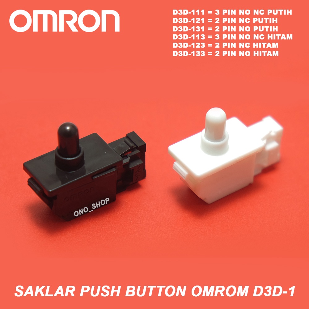 Omron D3D-1 - Push Button Switch | Shopee Malaysia