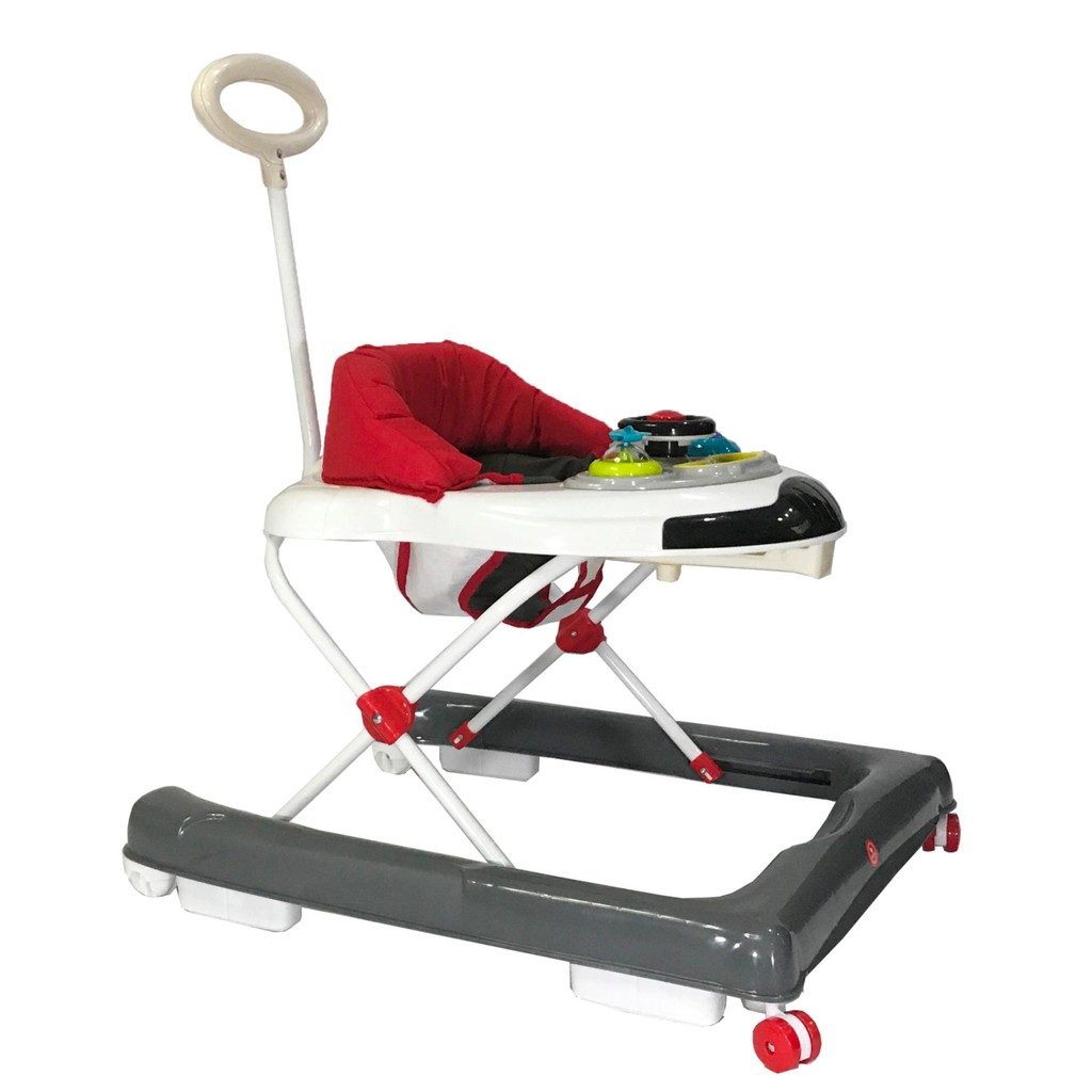 Akeeva Luxury U Shape Walker w/ Parent Handle (Grey) | Shopee Malaysia